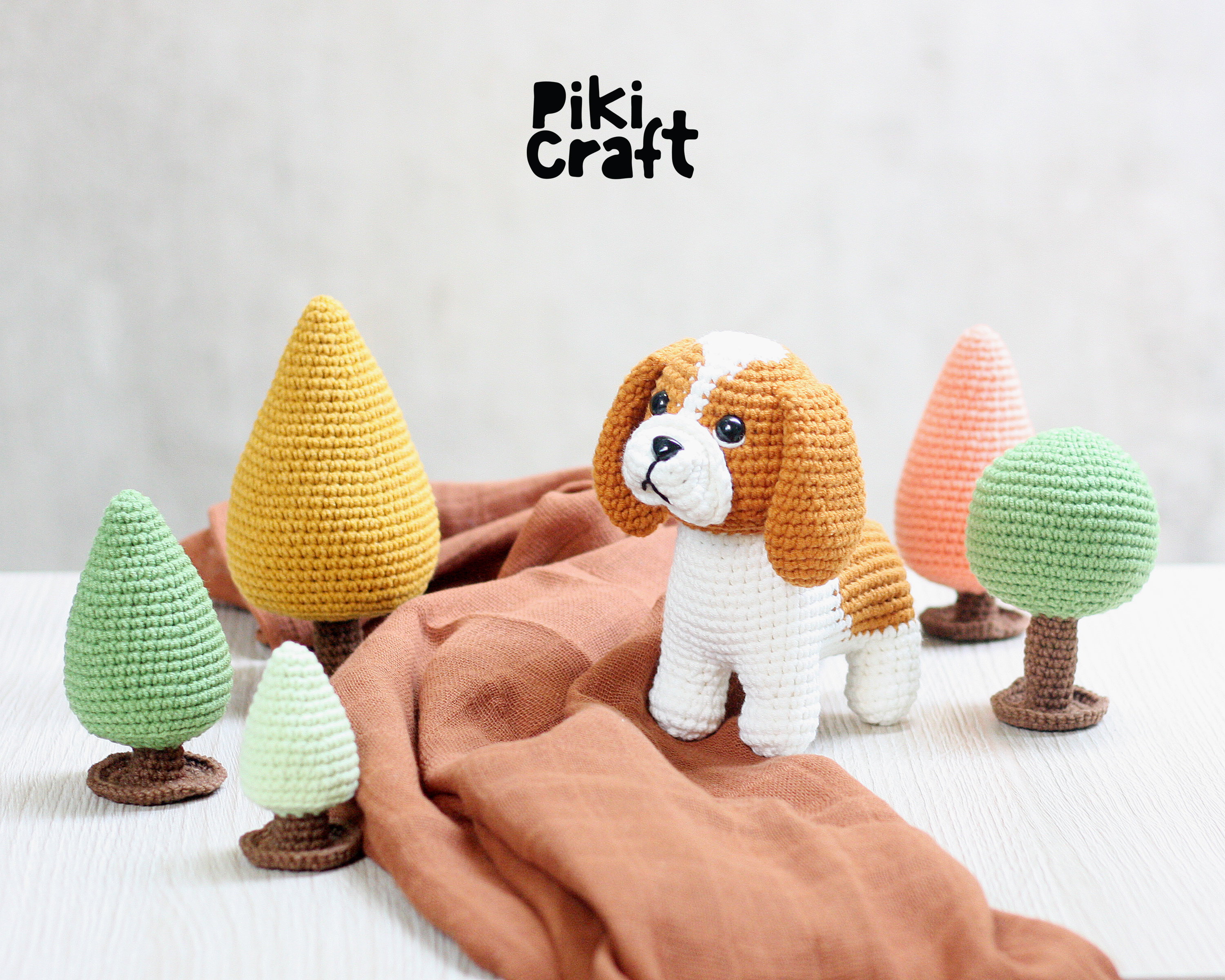 Charles the Cavalier King Amigurumi Crochet Pattern PDF. Puppy | Etsy