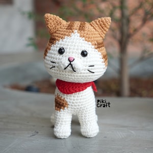 Amigurumi Crochet Kitten Patterns. Melon the Tabby Cat Amigurumi ...