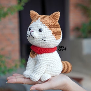 2 in 1 Amigurumi Crochet Pattern. the Tabby Cat Amigurumi Patterns ...