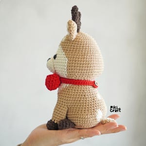 Reindeer Amigurumi Crochet Pattern. Dasher the Reindeer Sitting Crochet ...