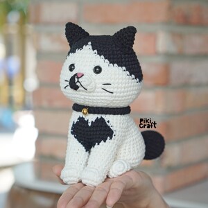 British Shorthair Cat Crochet Amigurumi Pattern. Penguin the Kitten ...
