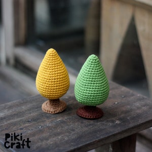 Amigurumi Crochet Forest Pattern. Tree Amigurumi Pattern. Decor Crochet ...