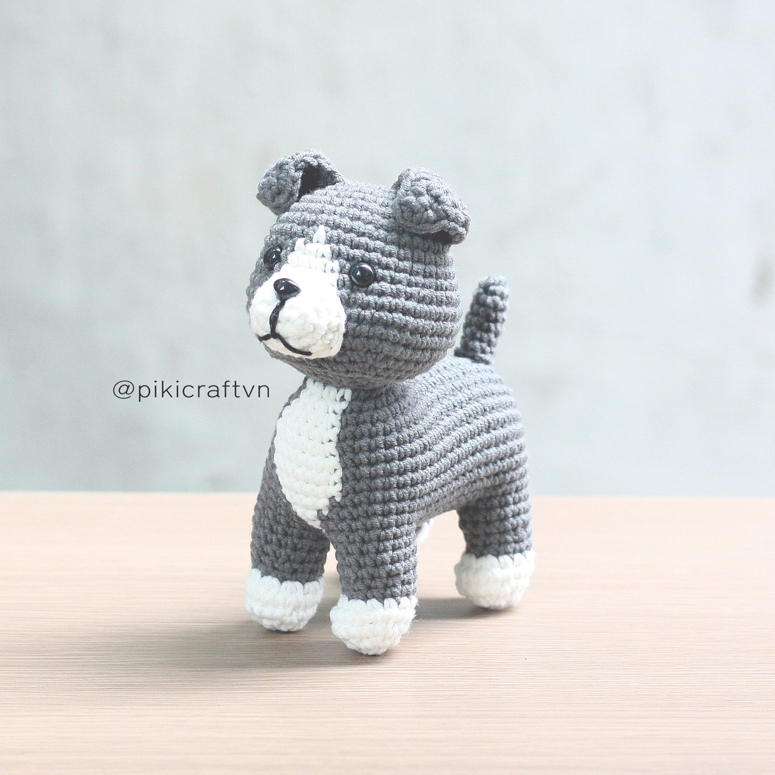 Ryan the Pitbull Dog Amigurumi Crochet Pattern PDF. Puppy Dog | Etsy