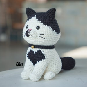 British Shorthair Cat Crochet Amigurumi Pattern. Penguin the Kitten ...