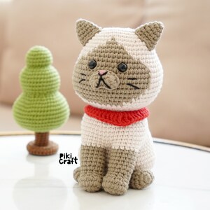 Sushi the Siamese Cat Amigurumi Pattern. Amigurumi Crochet Kitten ...