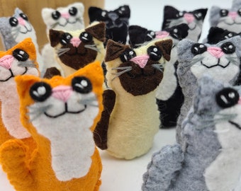 Felt Cat - Etsy