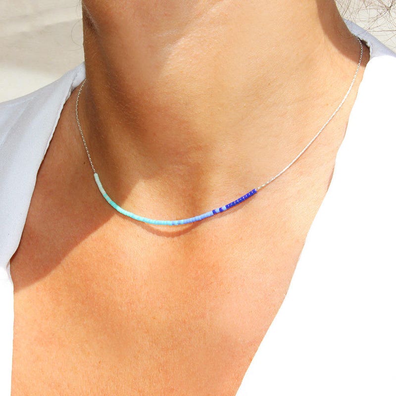 Thin Necklace - Etsy