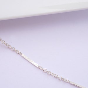 Sterling Silver Chain Choker - Minimalist Ultra Thin Sterling Silver ...