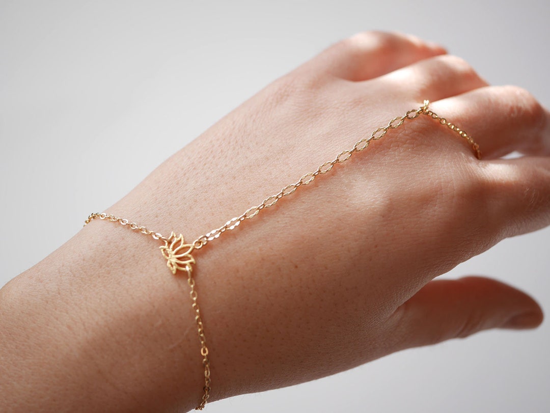 Handlet Jewelry - Gold Plated Bracelet - Gold Ring - Bracelet and Ring ...