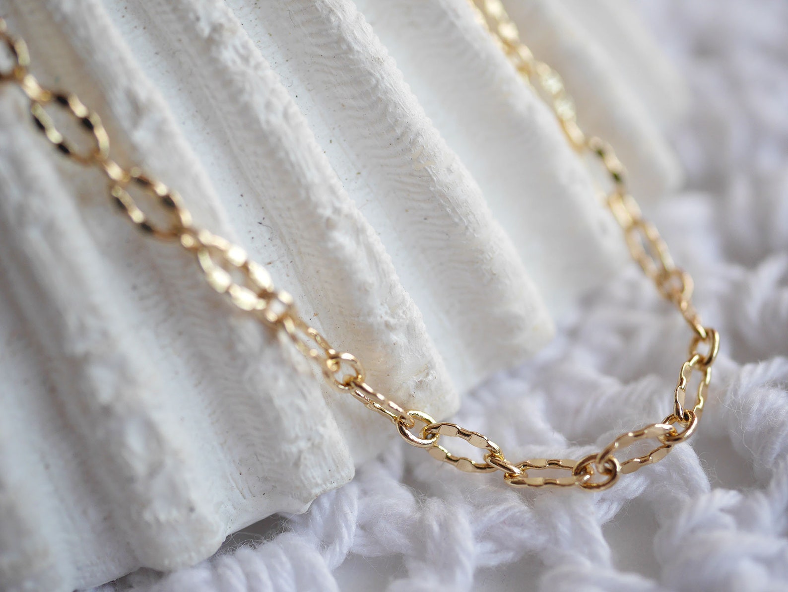 Gold Chain Anklet Gold Plated Chain Anklet Minimal Anklet - Etsy