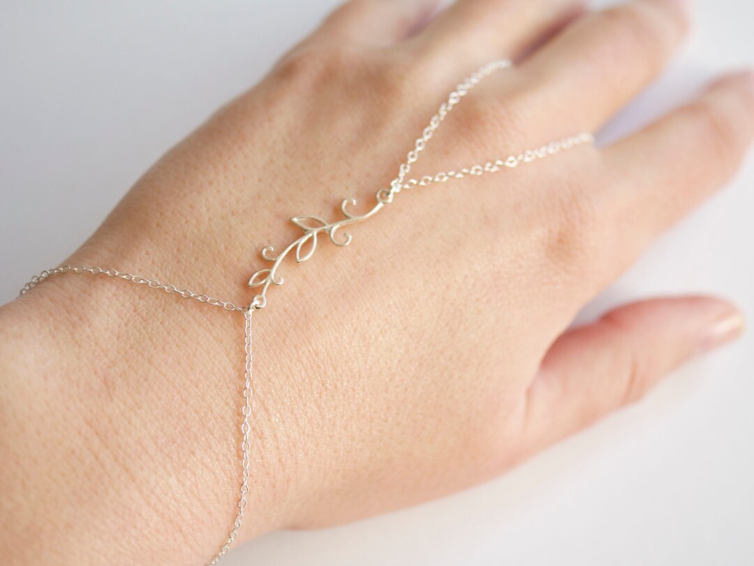 Silver Handlet - Branch - Hand Jewelry - Sterling Silver - Nature ...
