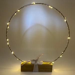 Hoop Centerpiece for Diying With LED Lights - Etsy