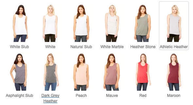 Alex Emma Cody & Kendall Muscle Tank | Etsy