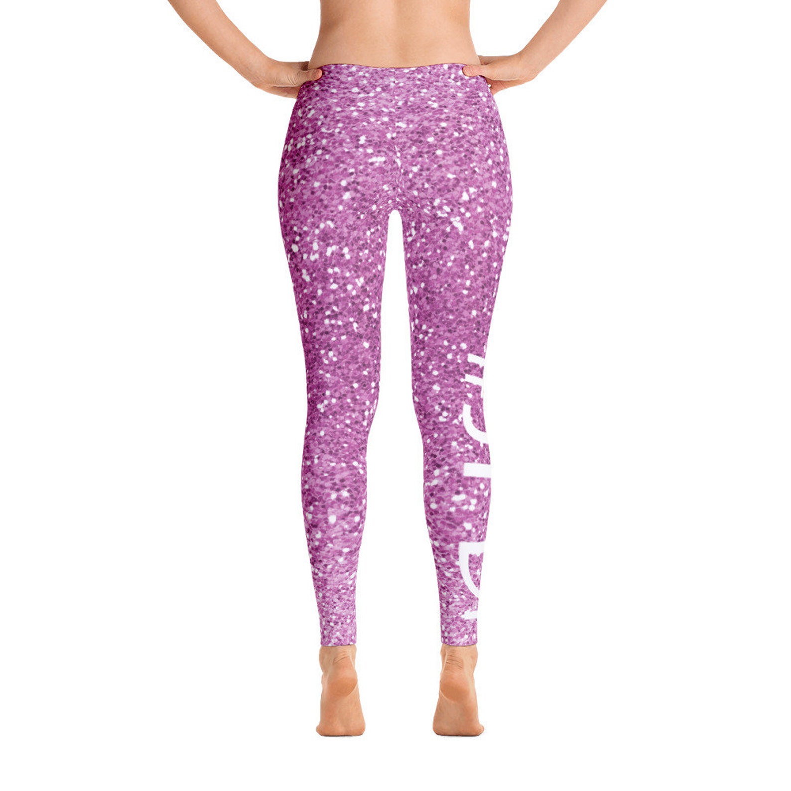 JFDI Glitter Leggings - Etsy