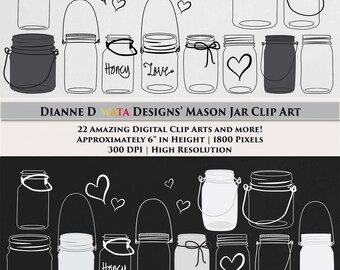 Chalkboard Mason Jar - Etsy