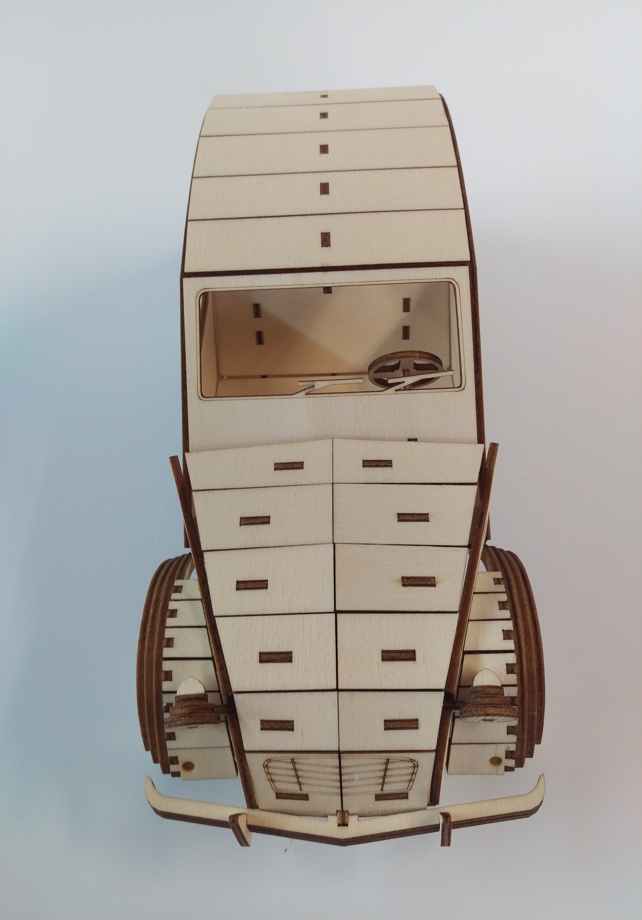 Citroen 2CV Laser Cut Wood Kit for Self Assembly Wood Craft 3d - Etsy