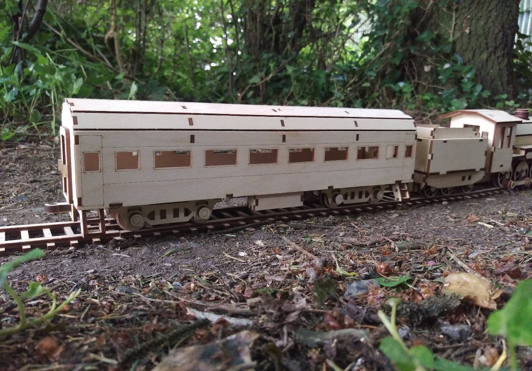 Passenger Car for Wood Steam Train Wooden Carriage - Etsy UK