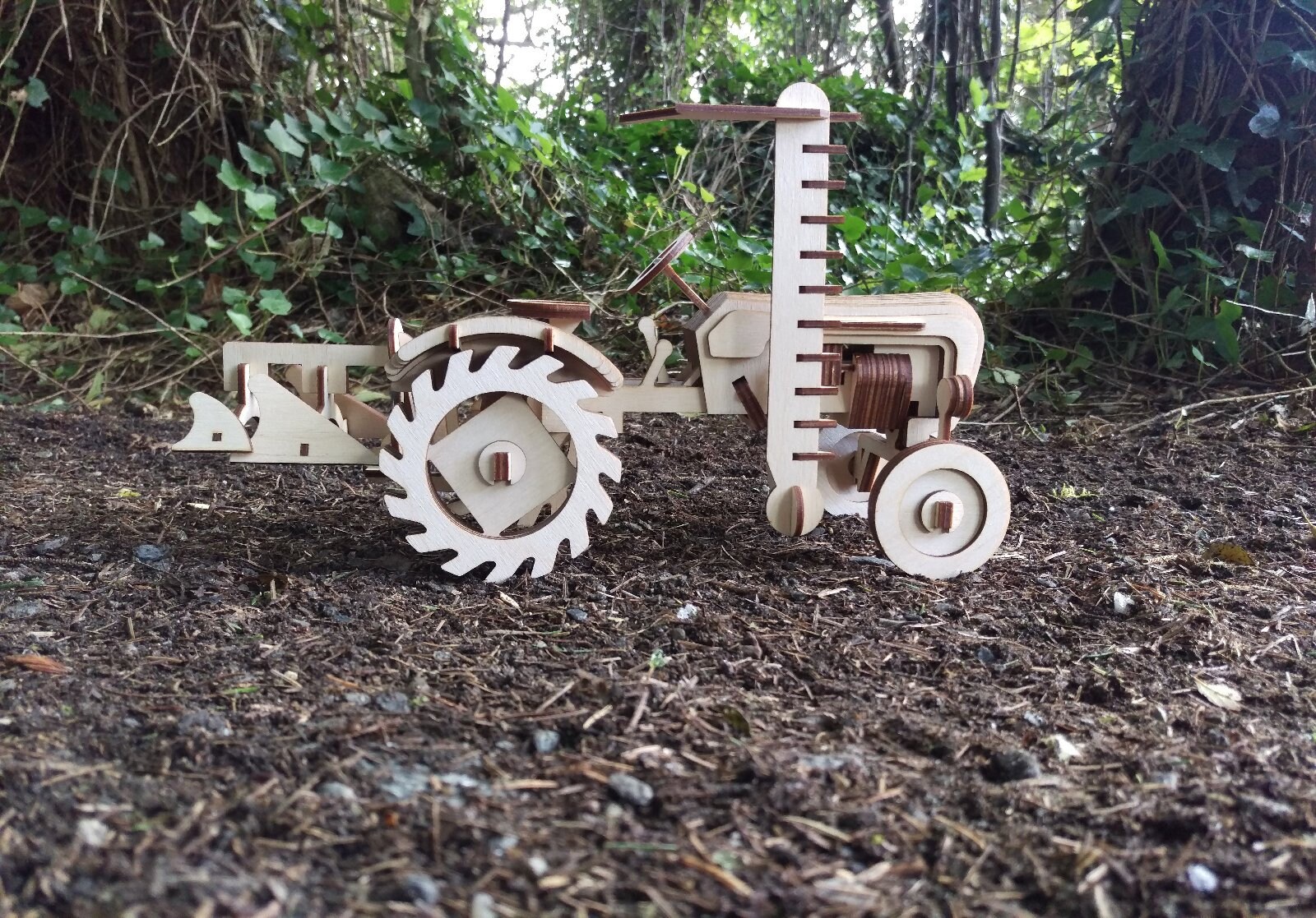 Vintage Tractor Plywood Laser Cut Model Kit - Etsy