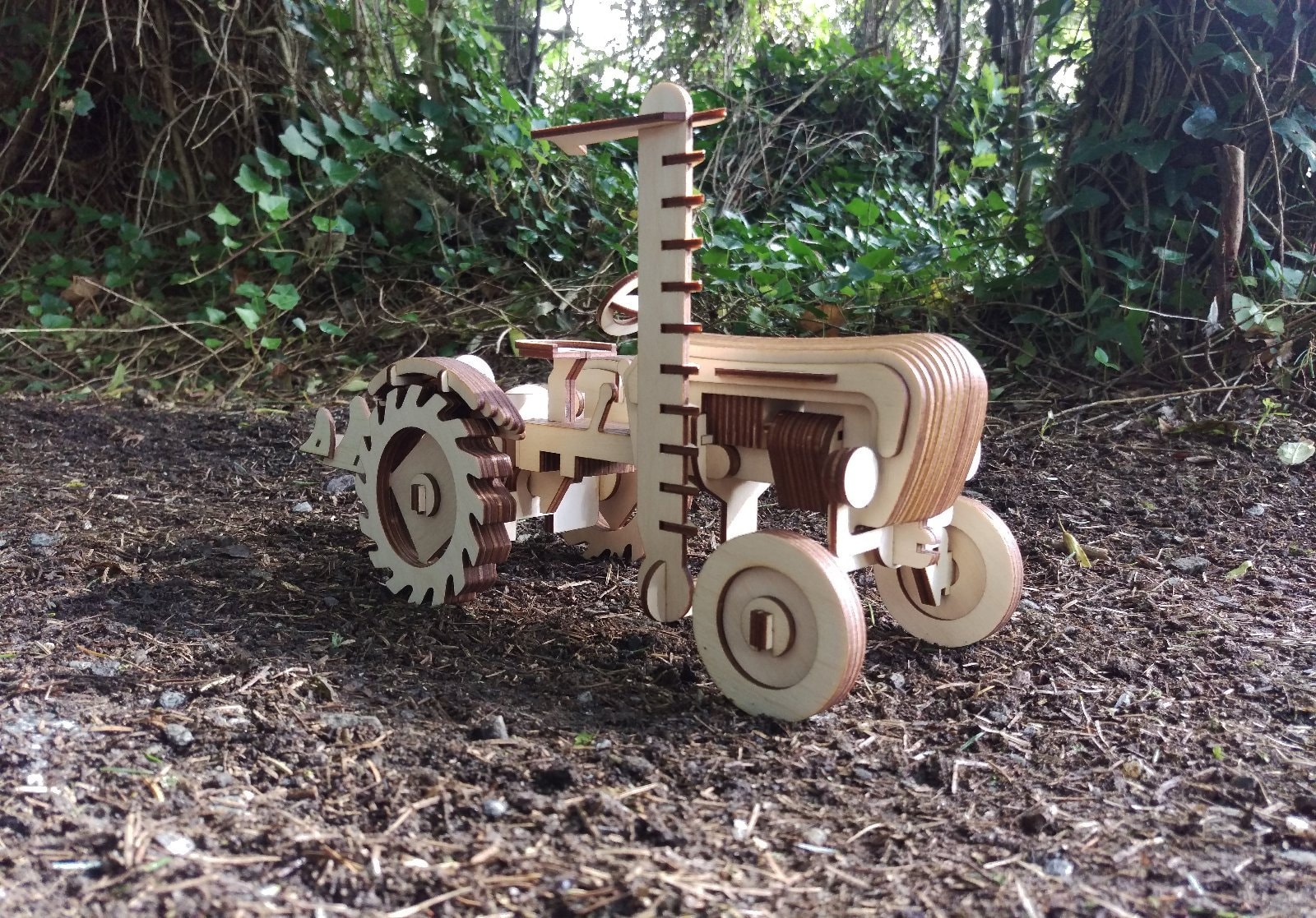 Vintage Tractor Plywood Laser Cut Model Kit - Etsy