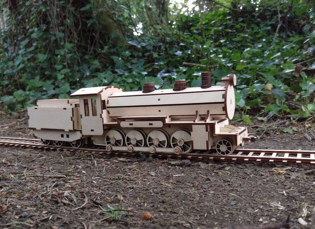 Steam Train Wooden Locomotive Wood Train - Etsy
