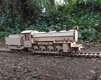 Wooden Steam Locomotive - Etsy