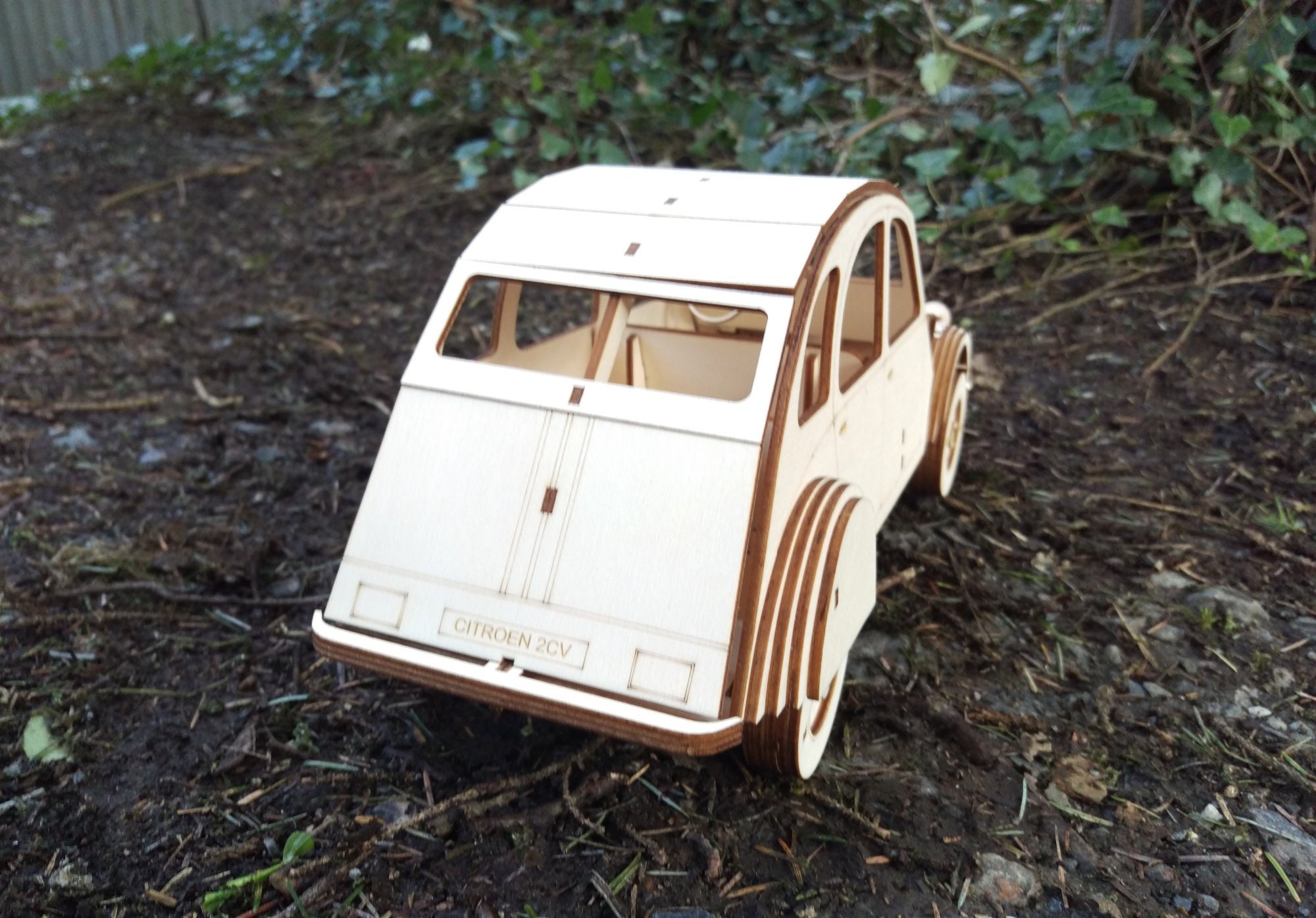 Citroen 2CV Laser Cut Wood Kit for Self Assembly Wood Craft 3d - Etsy UK