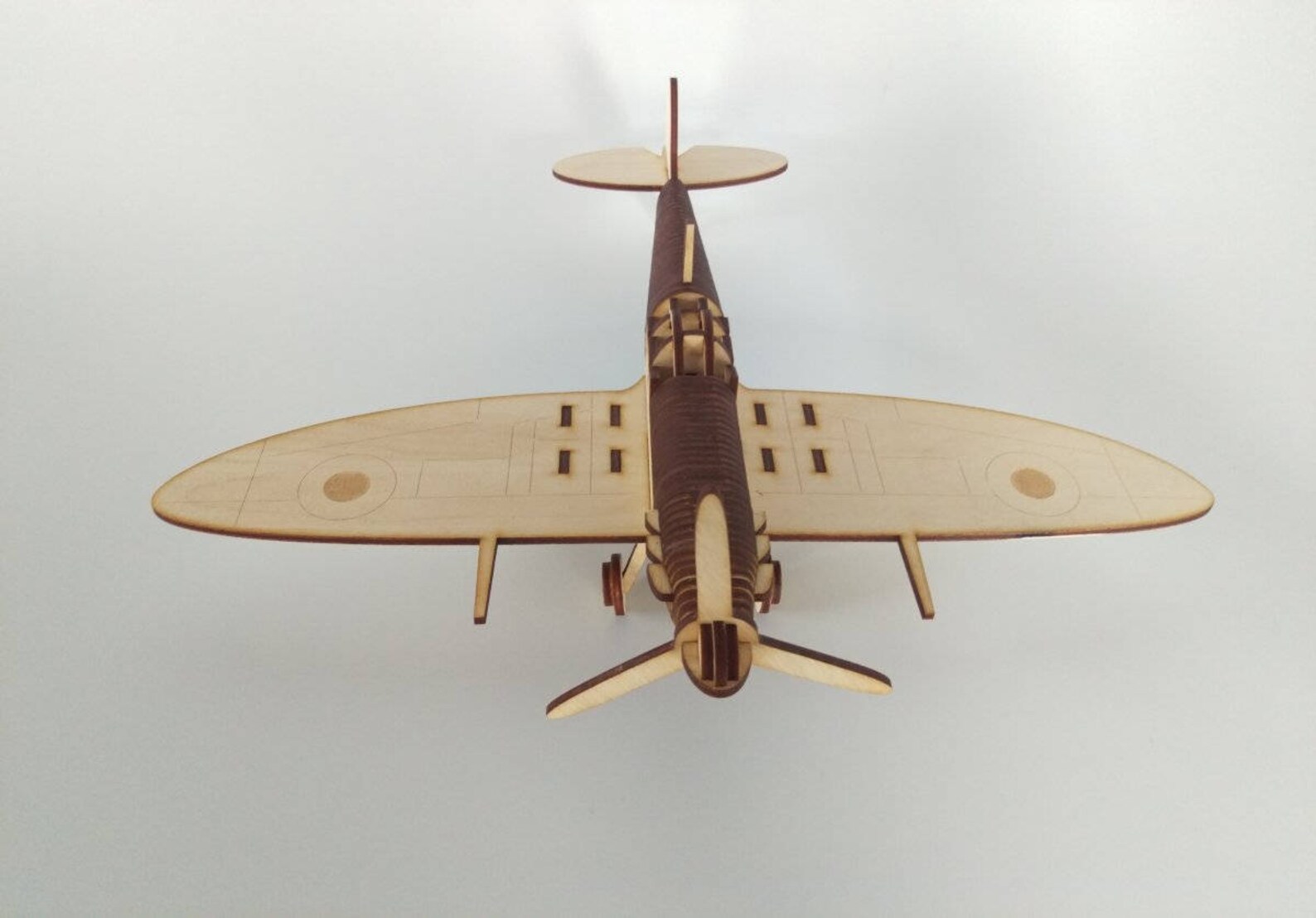 Spitfire Model Wooden Laser Cut Kit - Etsy