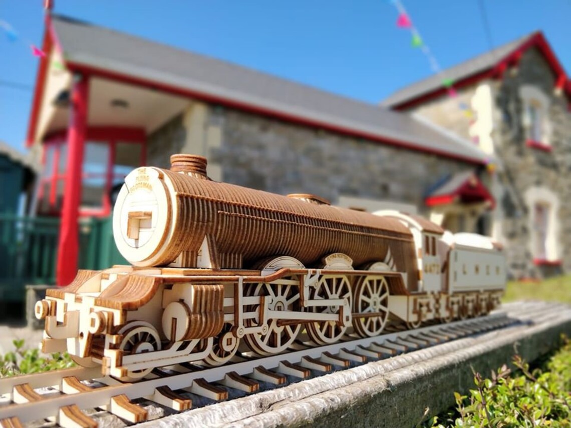 Flying Scotsman Steam Train Wooden Locomotive Wood Train O | Etsy UK