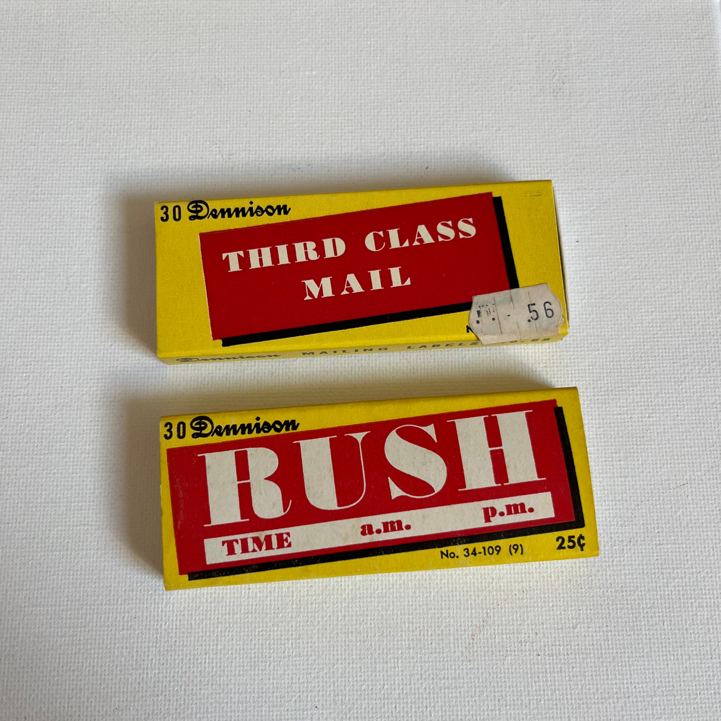 Vintage Dennison Labels 2 Full Boxes - Etsy