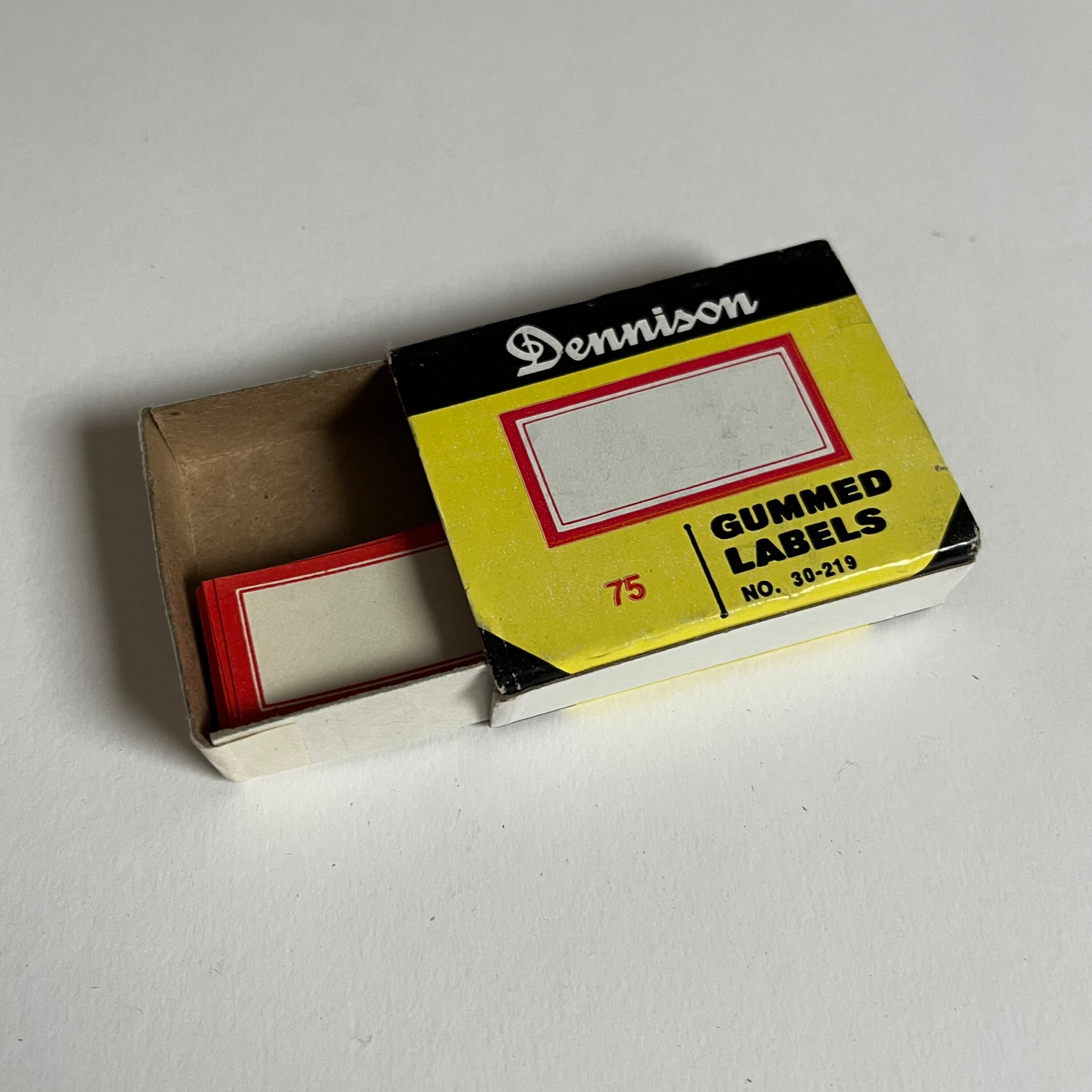 Vintage Dennison Labels Full Box - Etsy