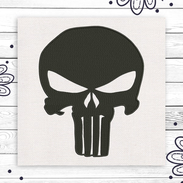 Punisher Skull Pattern - Etsy