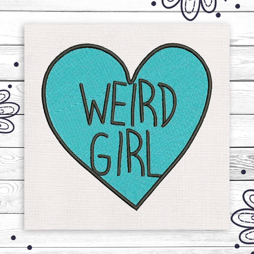 Weird Girl Embroidery Design Pattern Machine Stitching Tumblr Art ...