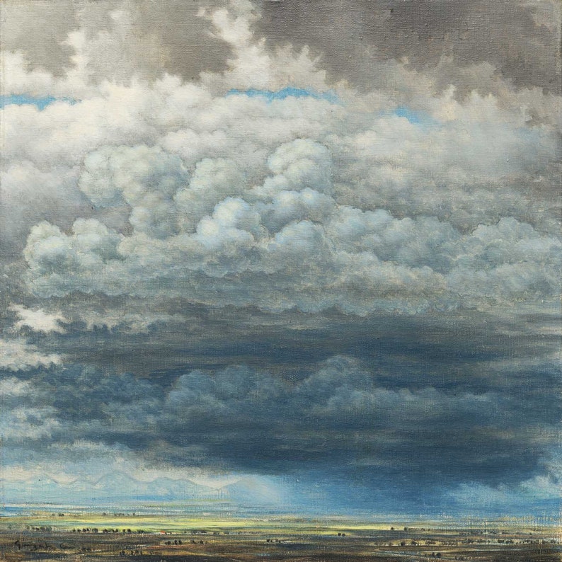 Mid Century Modern Art Print Gonzalo Ariza Painting Print - Etsy