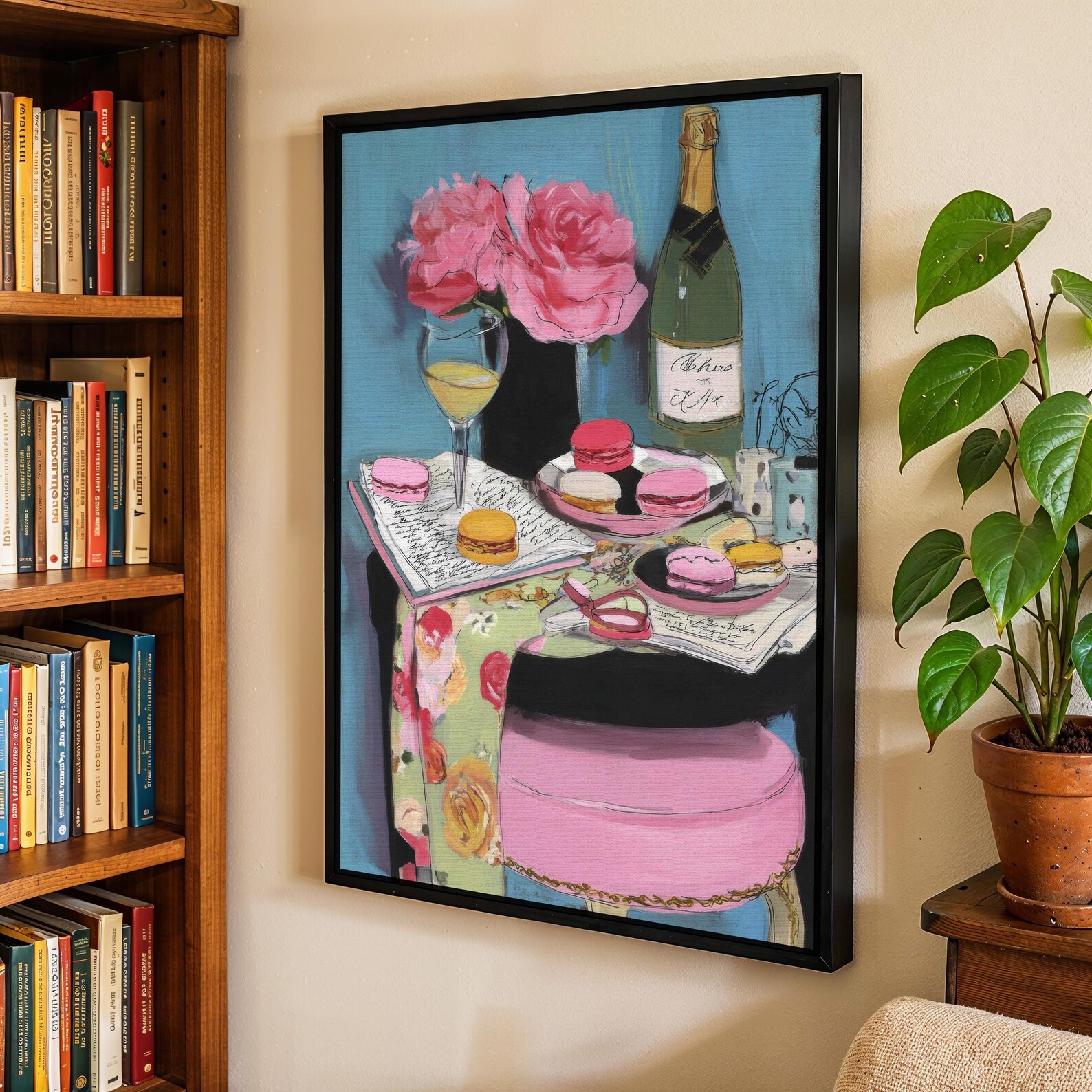 Parisian Macaron Still Life, Pink Coquette Room Decor, Romantic ...