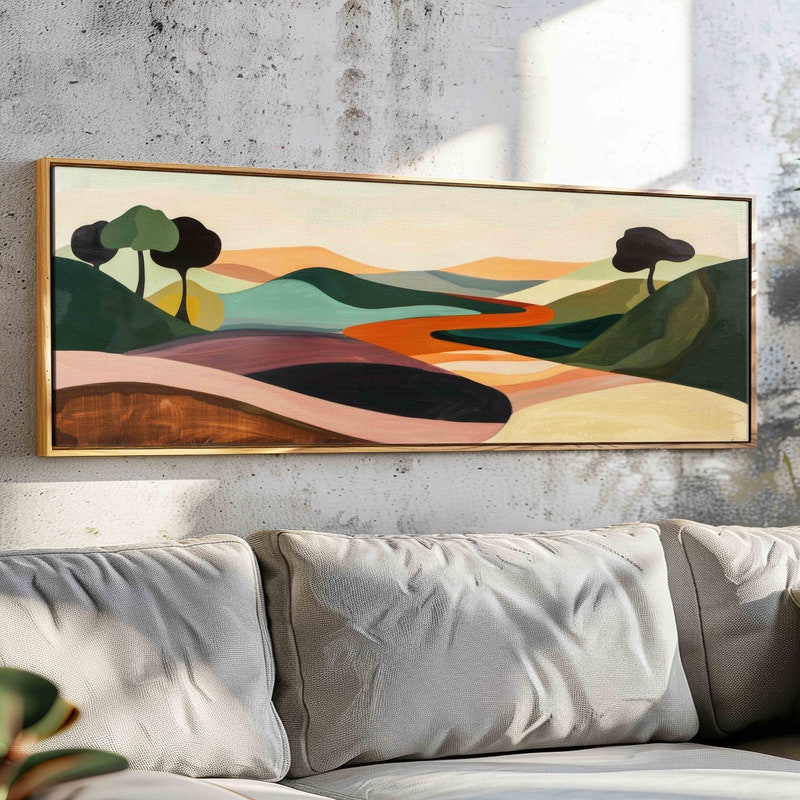 Modern Landscape - Etsy