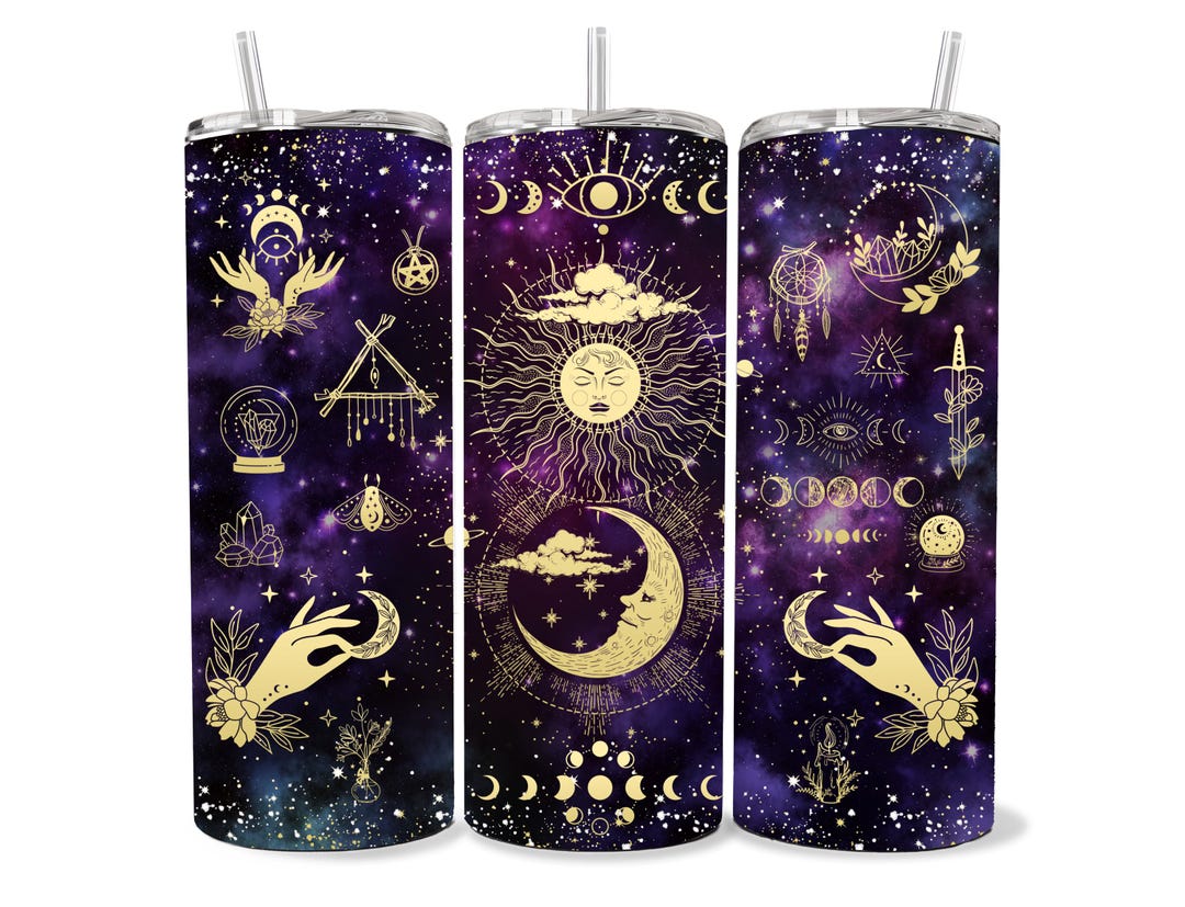 Crystal Gypsy Celestial 20oz Tumbler Sublimation Digital File - Etsy