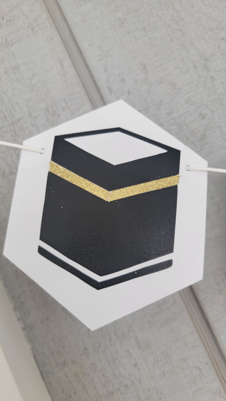 Hajj Mubarak Banner – Gold Glitter Islamic Home Decor - Etsy