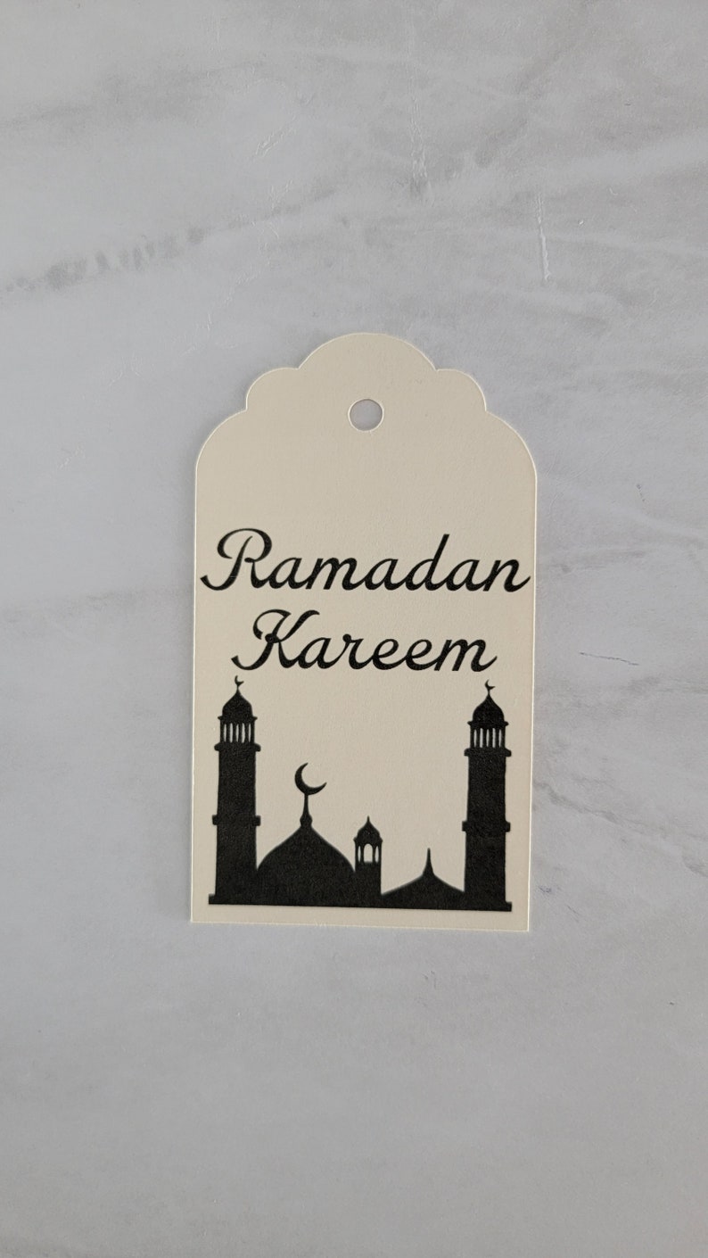 Set of 6-ramadan Kareem Tags, Ramadan Kareem Tags, Ramadan Gift Set ...