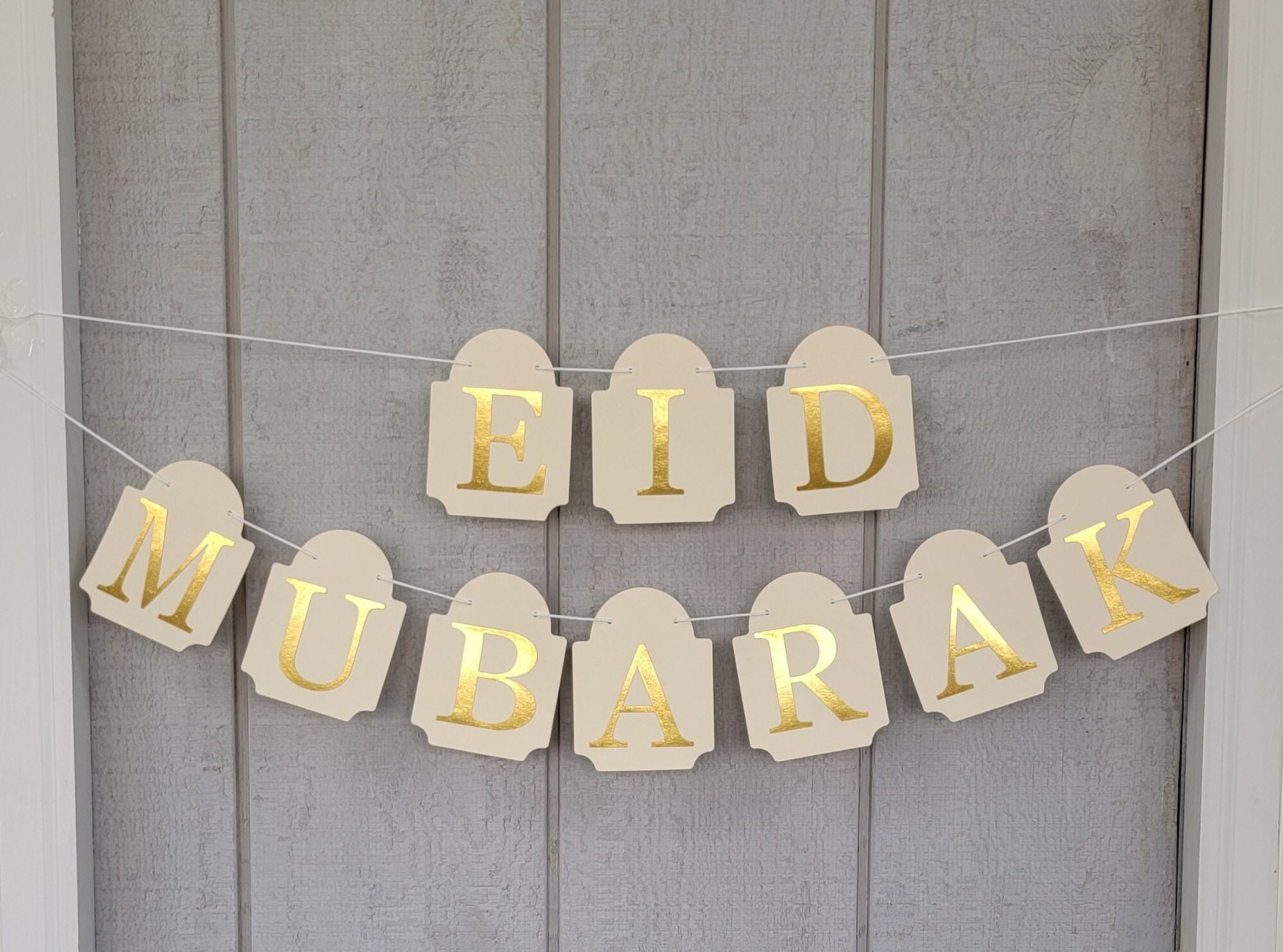 Eid Mubarak Banner-ramadan Garland, Eid Wall Decoration, Eid Decoration ...