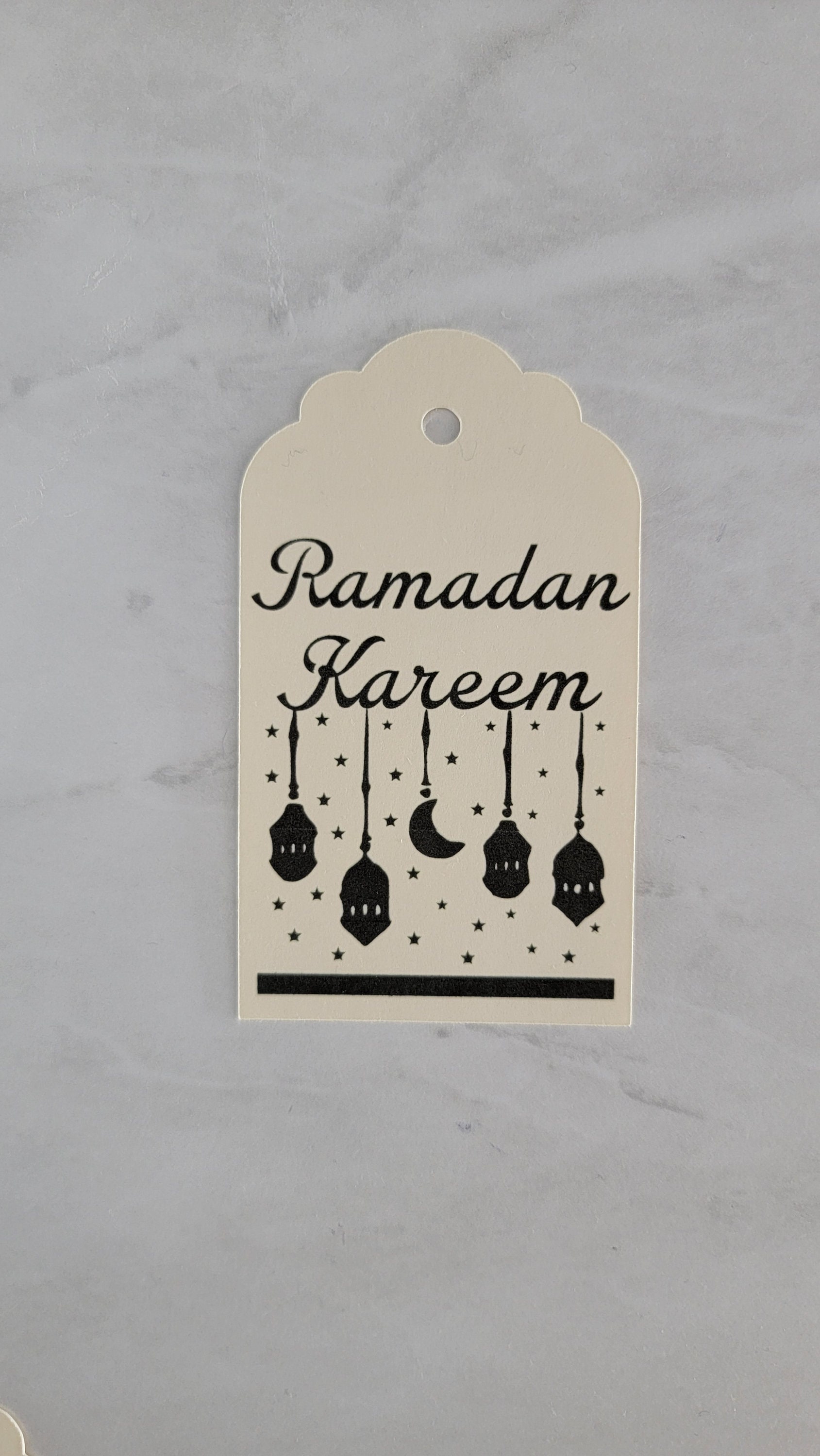Set of 6-ramadan Kareem Tags, Ramadan Kareem Tags, Ramadan Gift Set ...