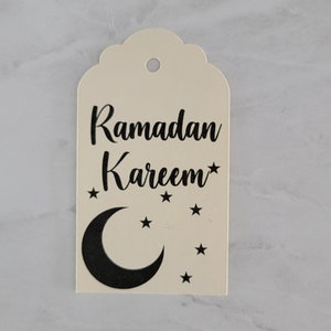 Set of 6-ramadan Kareem Tags, Ramadan Kareem Tags, Ramadan Gift Set, Ramadan Gifts, Recyclable ...