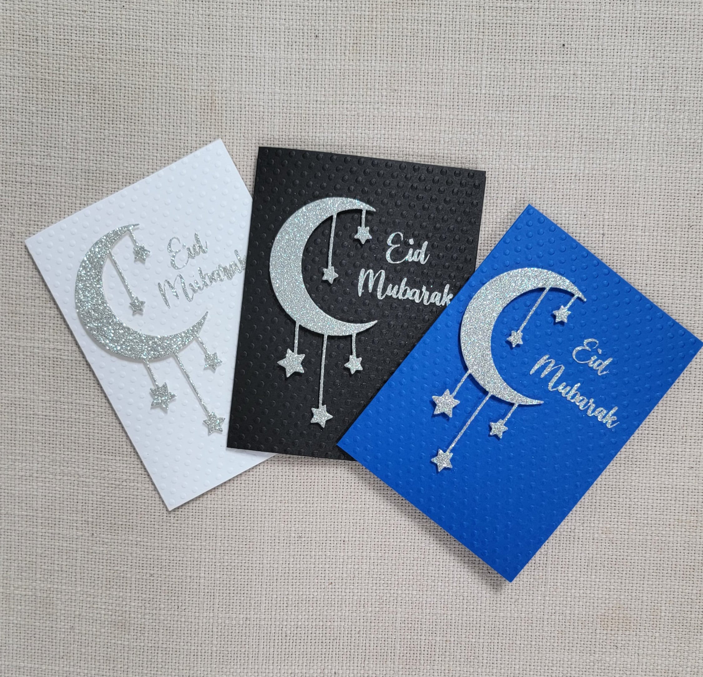 Eid Mubarak Greeting Card, Handmade Eid Card, Eid Card Set - Etsy