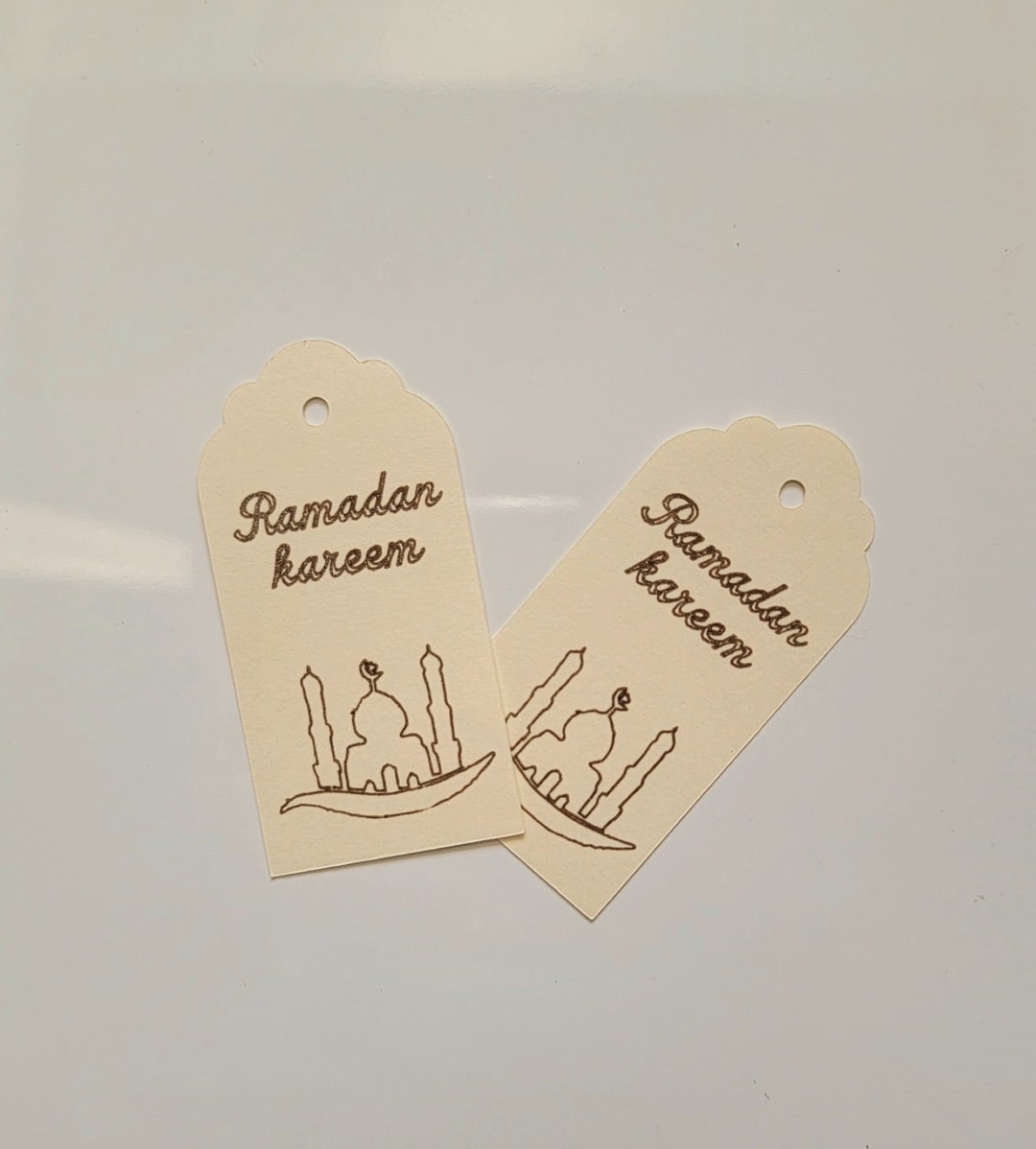 Ramadan Kareem Gift Tags - Mosque Design, Set of 10 - Etsy