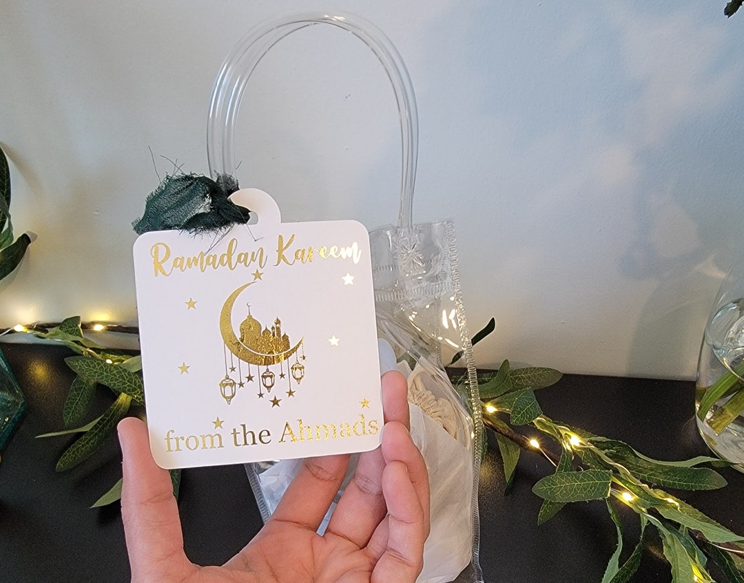 CUSTOMIZED Ramadan Gift Tags for Ramadan Baskets or Boxes, CUSTOM ...