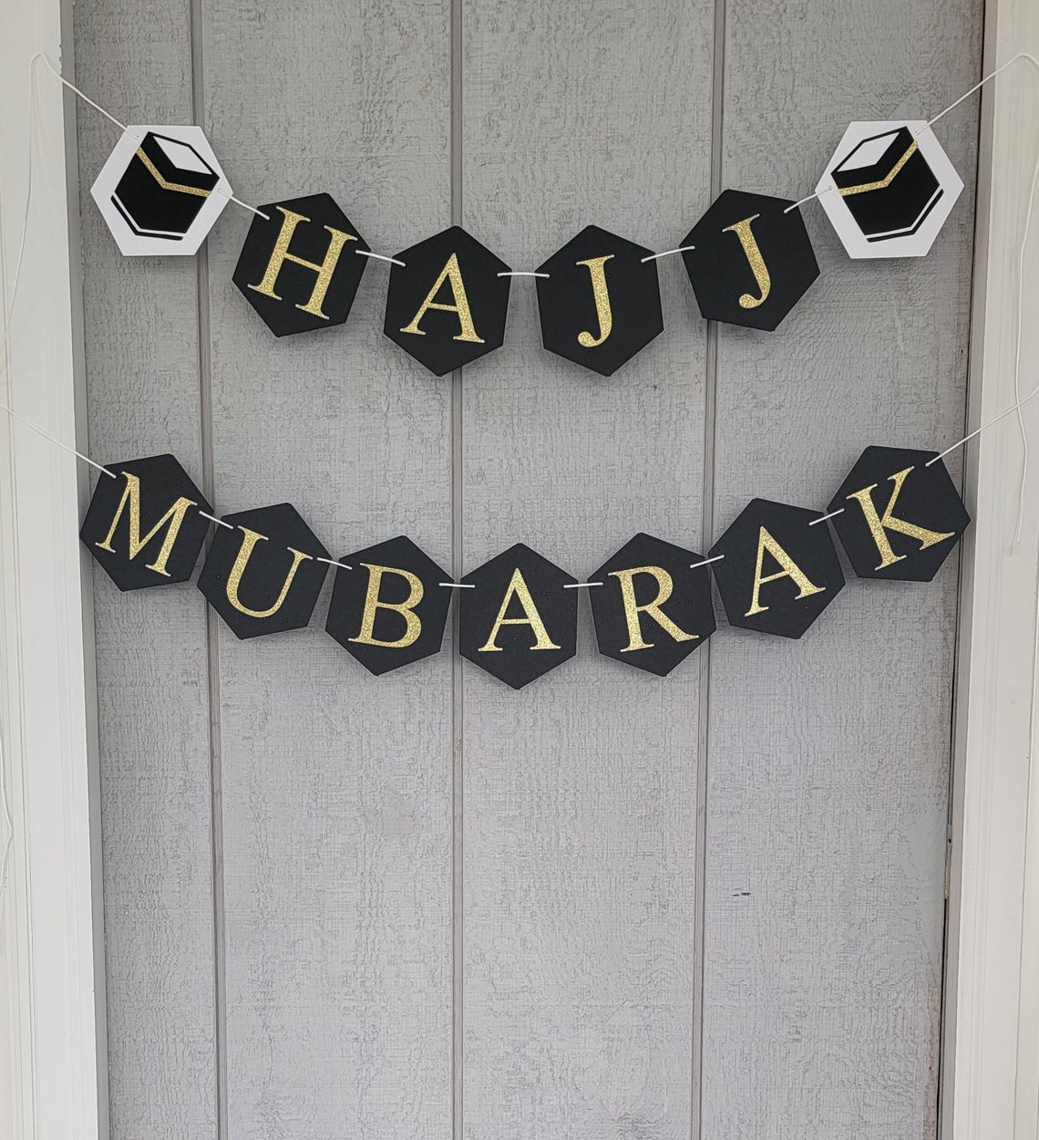 Hajj Mubarak Banner Hajj Garland, Hajj Wall Decoration, Hajj Decoration ...