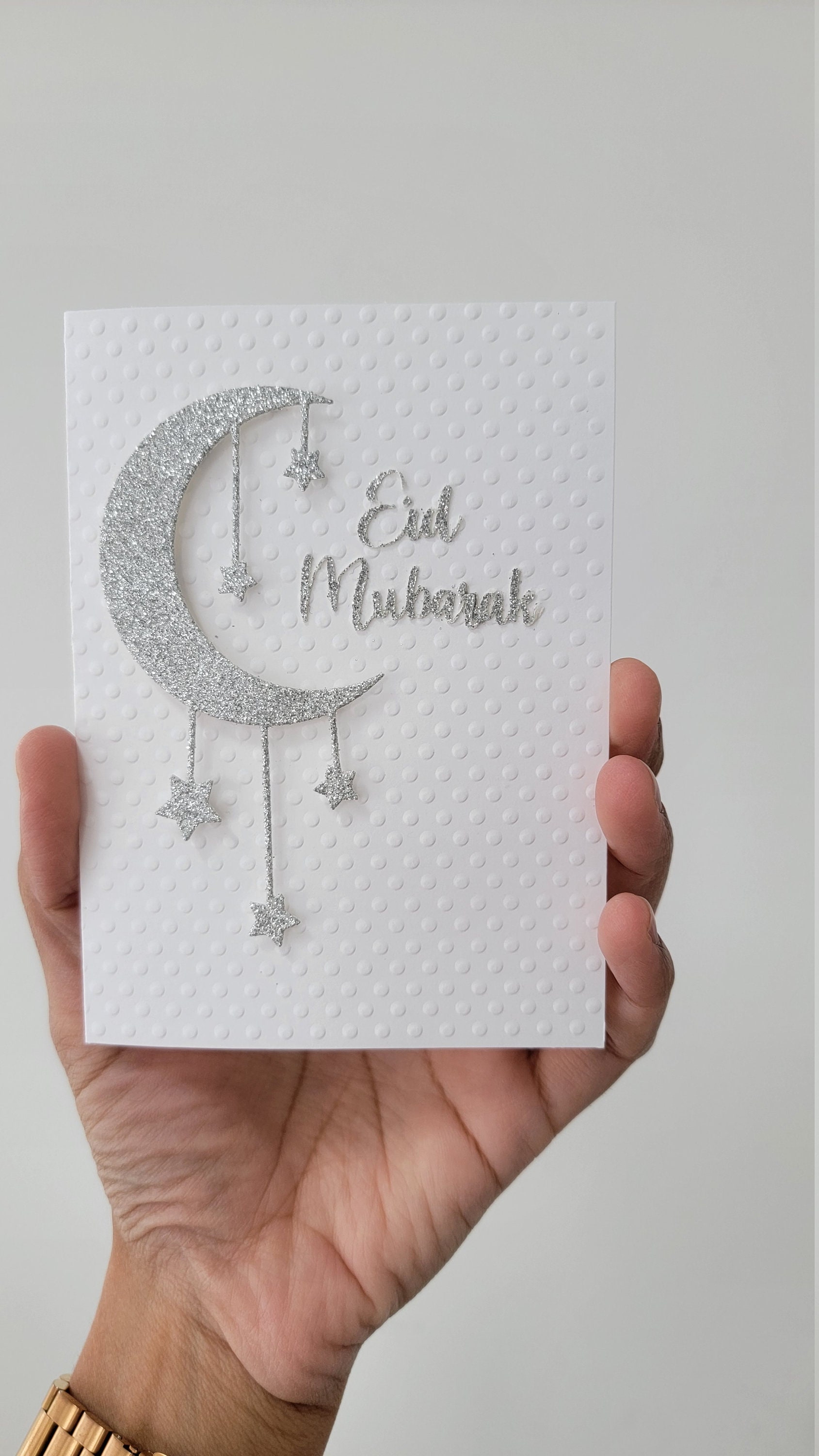 Eid Mubarak Greeting Card, Handmade Eid Card, Eid Card Set - Etsy