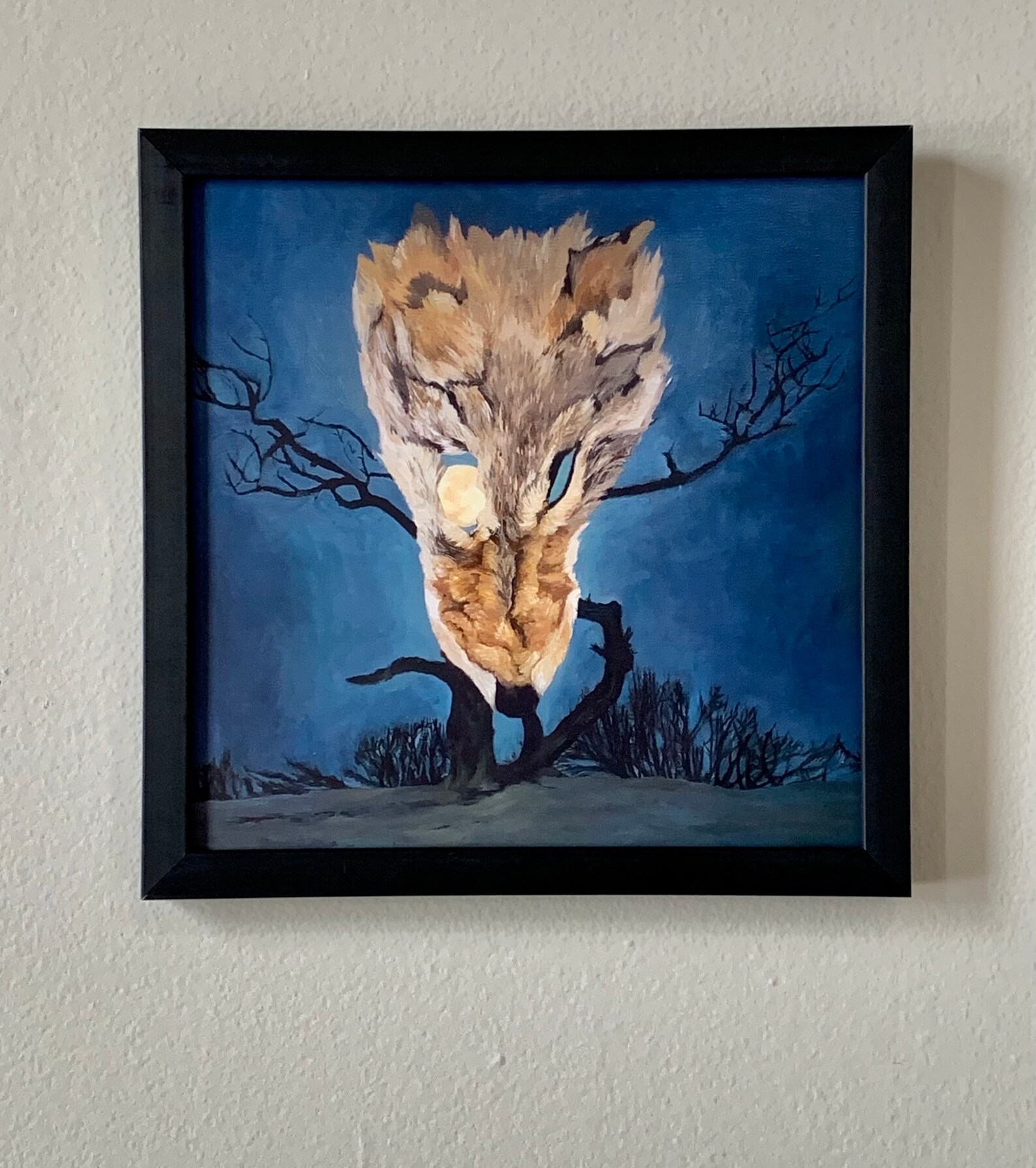Coyote Moon. Print of Original Artwork. - Etsy