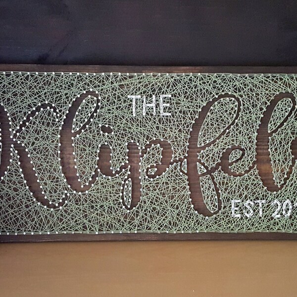 Name String Art - Etsy
