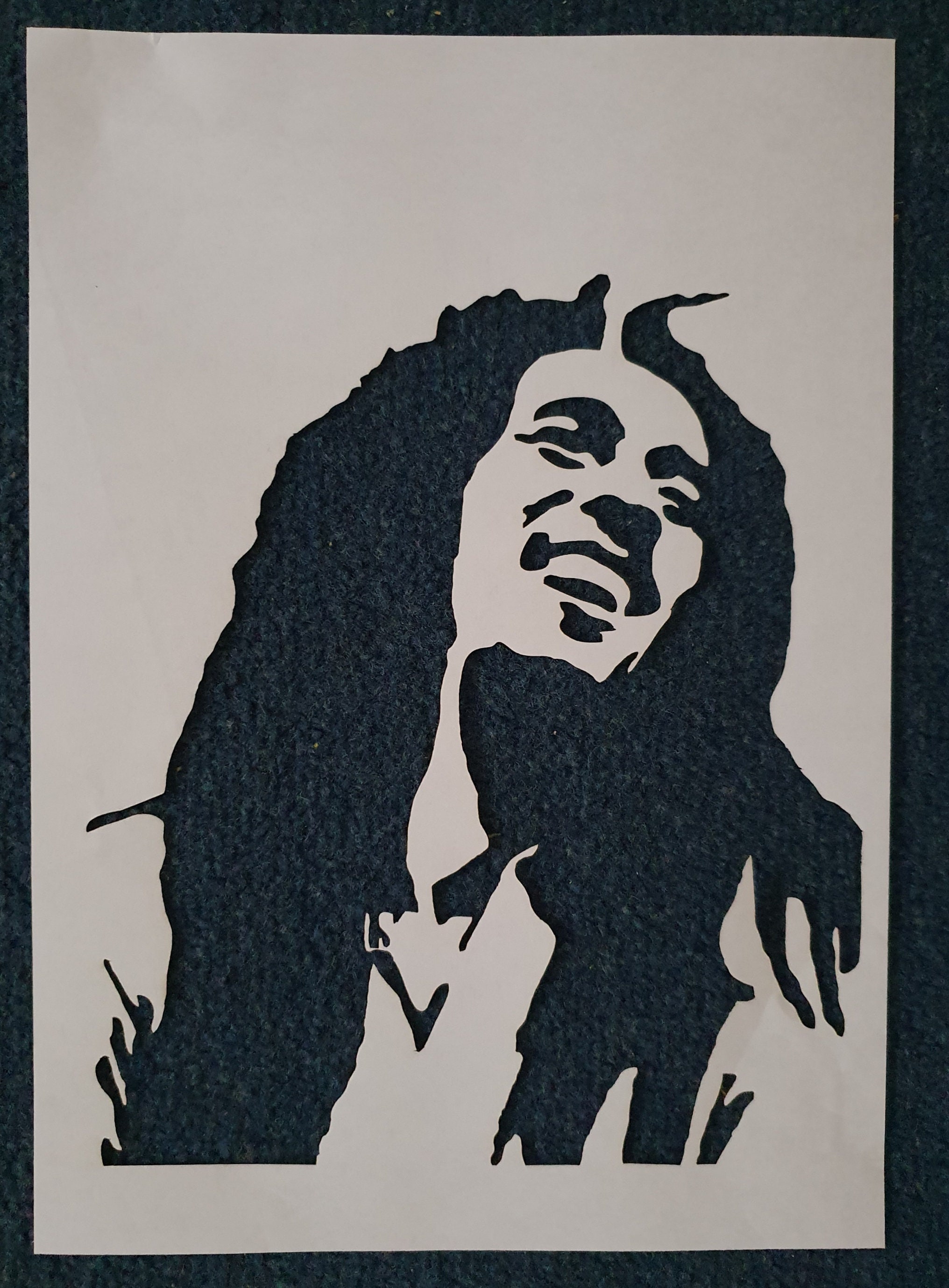 A4 Bob Stencil Laser Cut Precision - Etsy UK