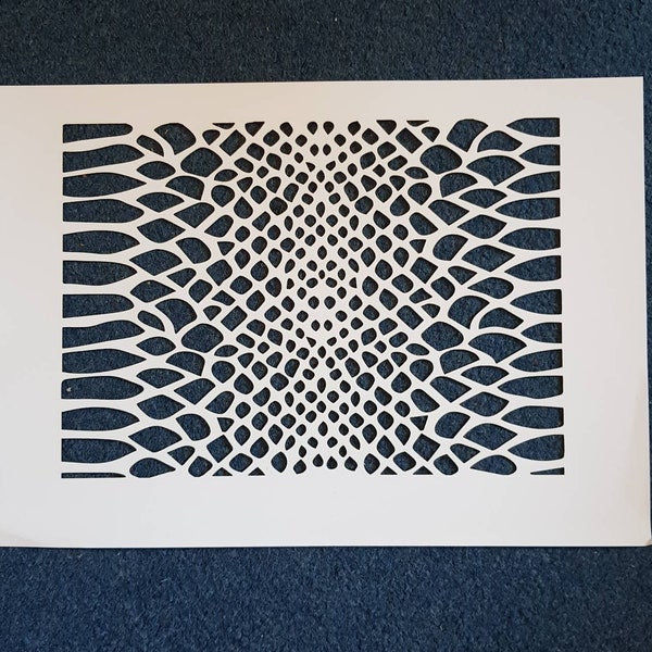 Snake Skin Stencil - Etsy